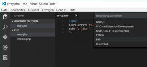 PHP entwickeln mit Windows und Visual Studio Code - UNBLOG Tutorials