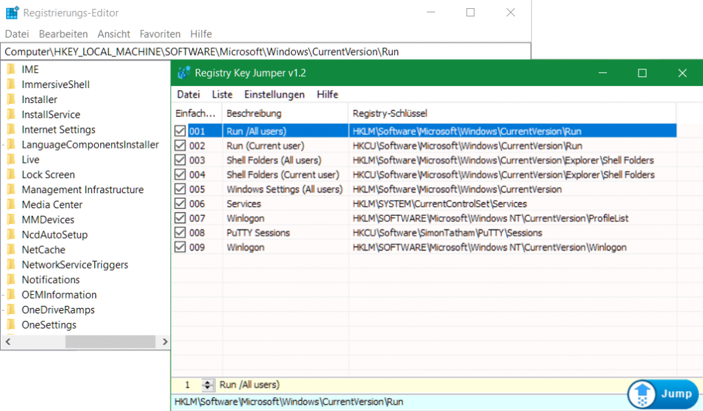 Registry Key Jumper Tool - UNBLOG Tutorials