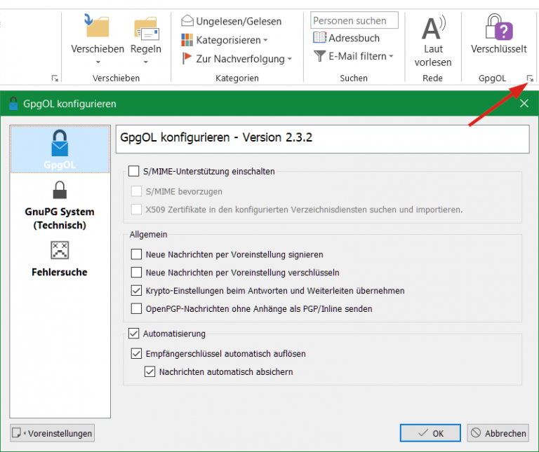 E-Mail Verschlüsselung mit PGP in Outlook - UNBLOG Tutorials