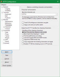PuTTY Linux Terminal Character-Set - UNBLOG Tutorials