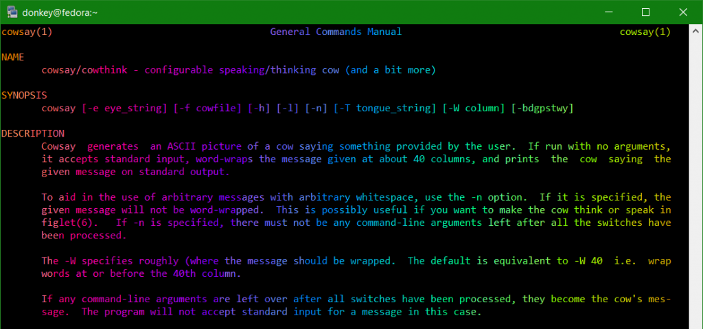 lolcat cowsay Linux colors - UNBLOG Tutorials