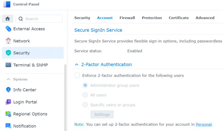 Synology Passwordless login with Secure SignIn - UNBLOG Tutorials
