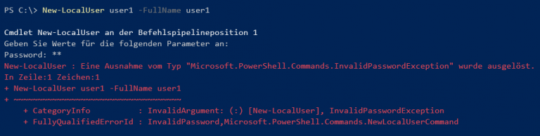 PowerShell Invalid Password Exception - UNBLOG Tutorials