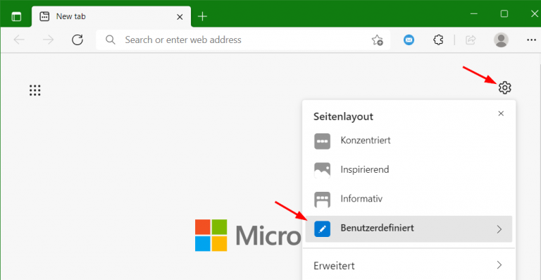 Microsoft Edge Neue Tabs ohne MSN-News öffnen - UNBLOG Tutorials