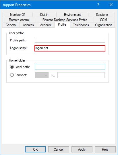 Windows Logon Script View VBS MsgBox Message Tutorial