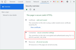 How to Check Cipher used by HTTPS Connection - UNBLOG Tutorials