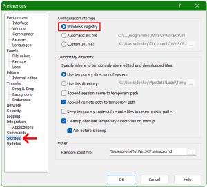WinSCP Sites configuration to INI or Registry - UNBLOG Tutorials
